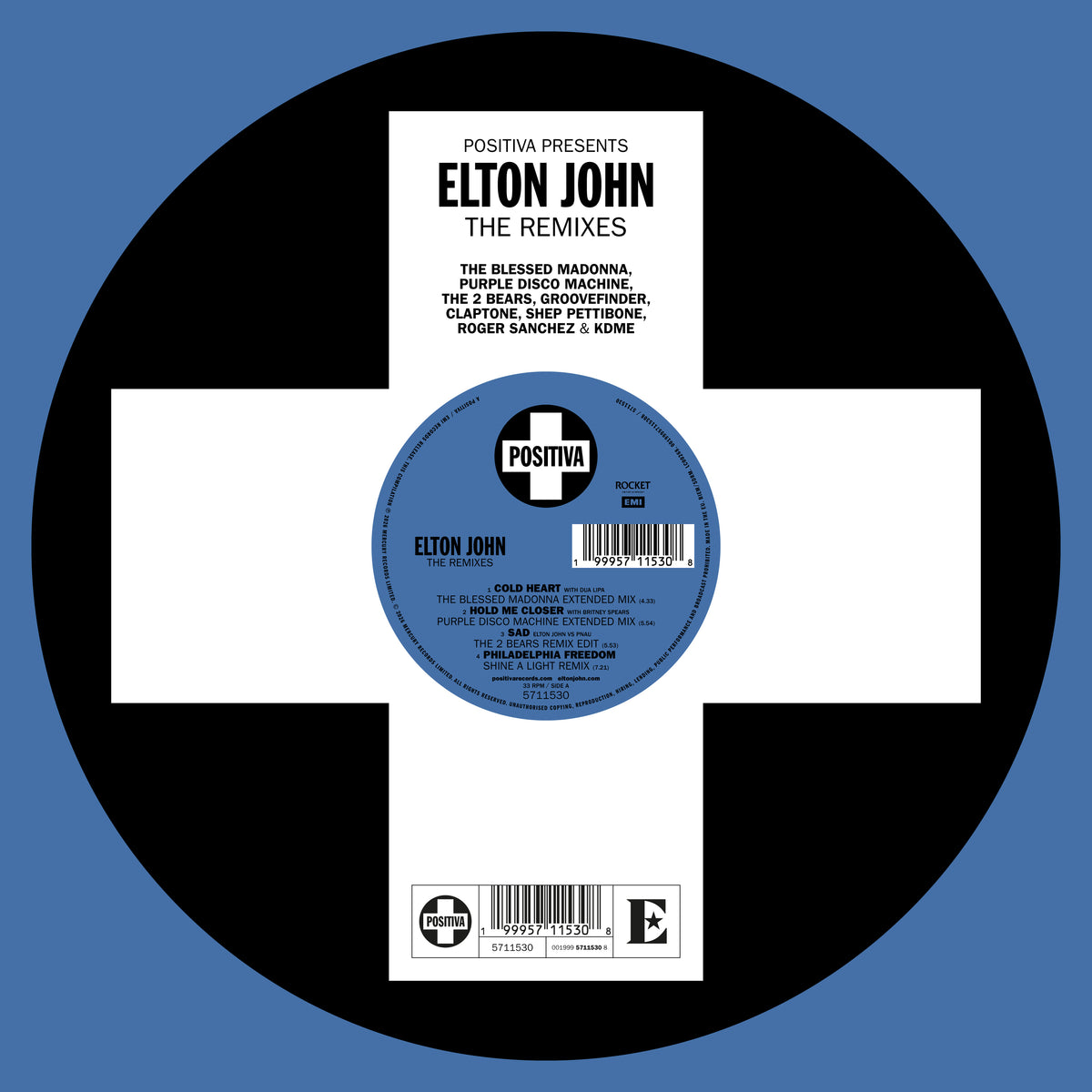 Elton John - Positiva Presents: Elton John - The Remixes – the vinyl ...